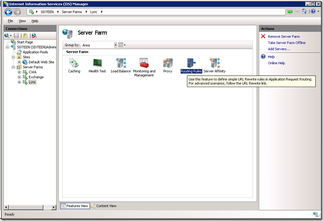 Unify This Lync Reverse Proxy Using Iis Arr 4765